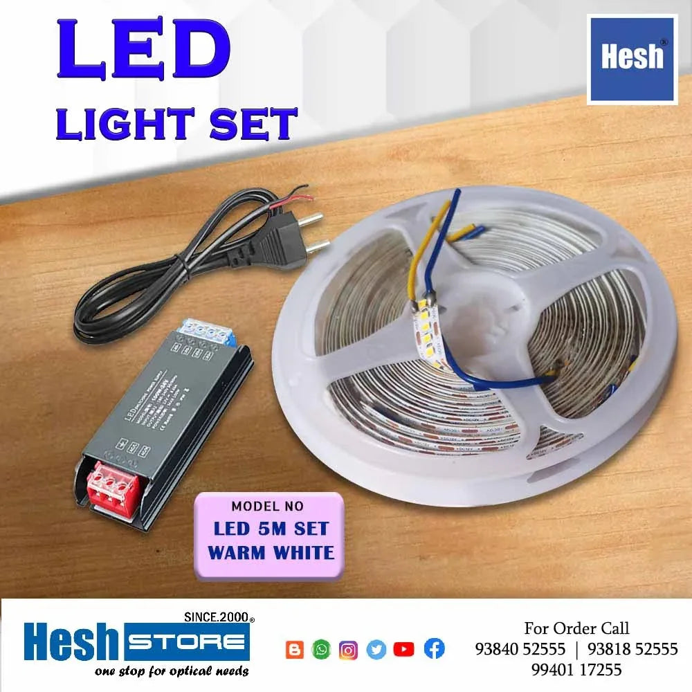 Led Strip Light Set - Led 5M Set - Warm White – Heshstore.in