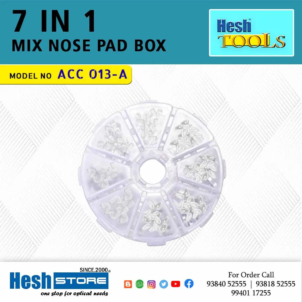 7 in 1 - Mix Nose Pad Box - ACC 013 A – Heshstore.in